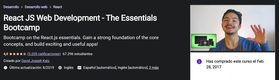React JS - The Essentials Bootcamp - AKC Aprende